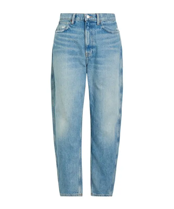 Polo Ralph Lauren Solid-color Straight-leg Ankle Jeans - Blue