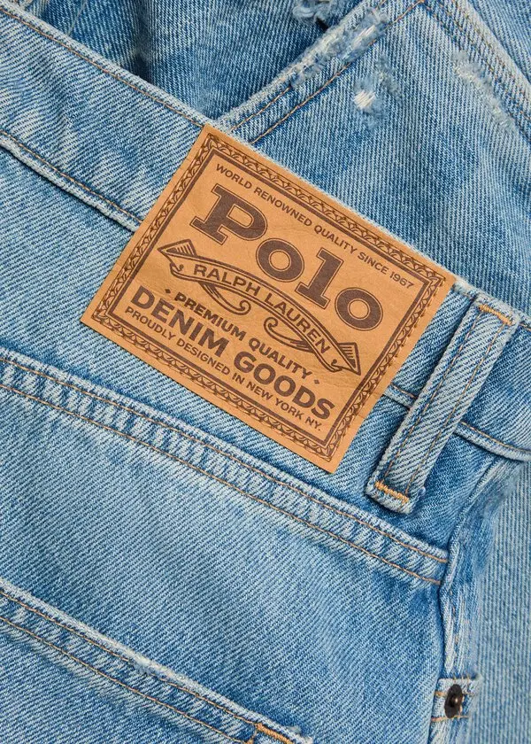 Polo Ralph Lauren Solid-color Straight-leg Ankle Jeans