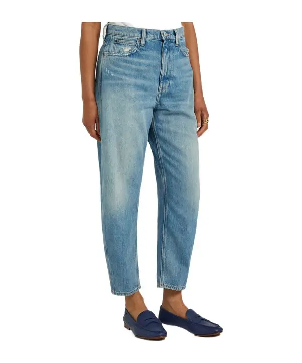 Polo Ralph Lauren Solid-color Straight-leg Ankle Jeans