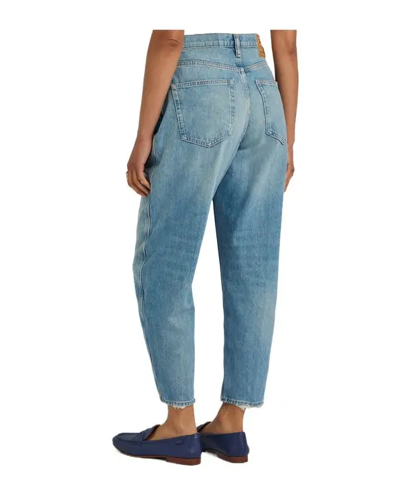 Polo Ralph Lauren Solid-color Straight-leg Ankle Jeans