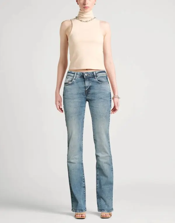 DIESEL® Mid-rise Straight Leg Jeans