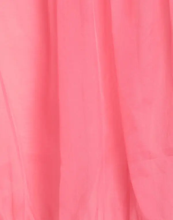 Dolce & Gabbana Solid Color Organza Short Sleeve Top