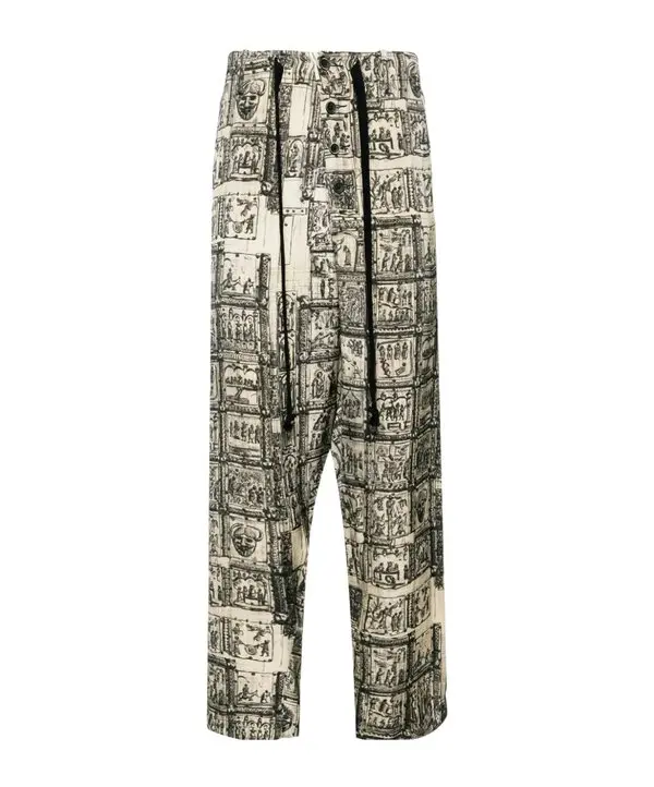 UMA WANG Waist Strap Casual Pants