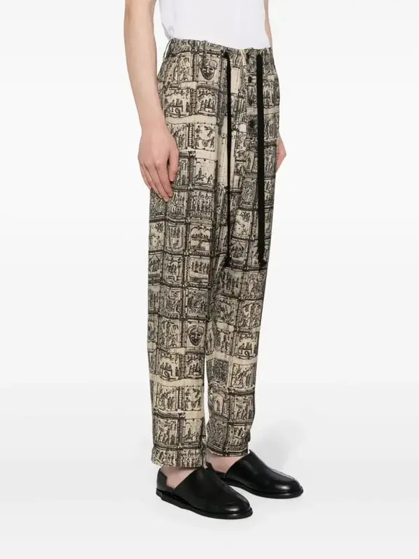UMA WANG Waist Strap Casual Pants