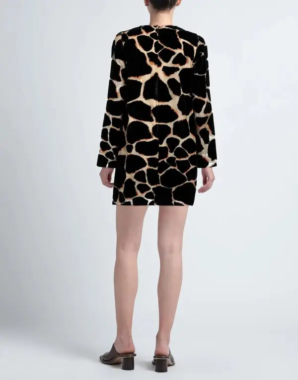 Dolce & Gabbana Leopard Print Long Sleeve Dress