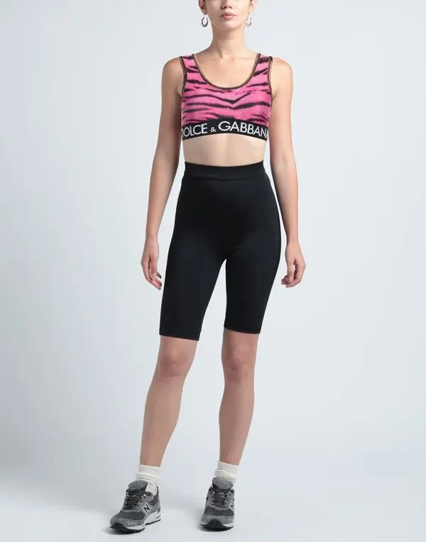 Dolce & Gabbana Sleeveless Tiger-print Crop Top