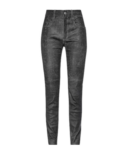 Isabel Marant Étoile Solid Color Leather Trousers
