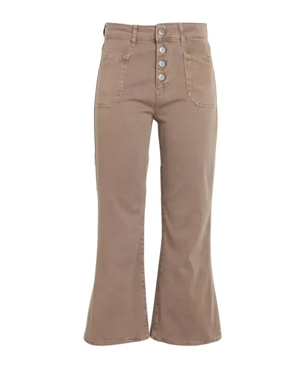 MAXCO. Belted Flare Jeans
