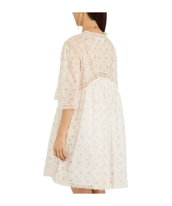 Chloé V-neck Lace Dress