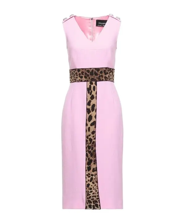 Dolce & Gabbana Leopard Print Midi Dress