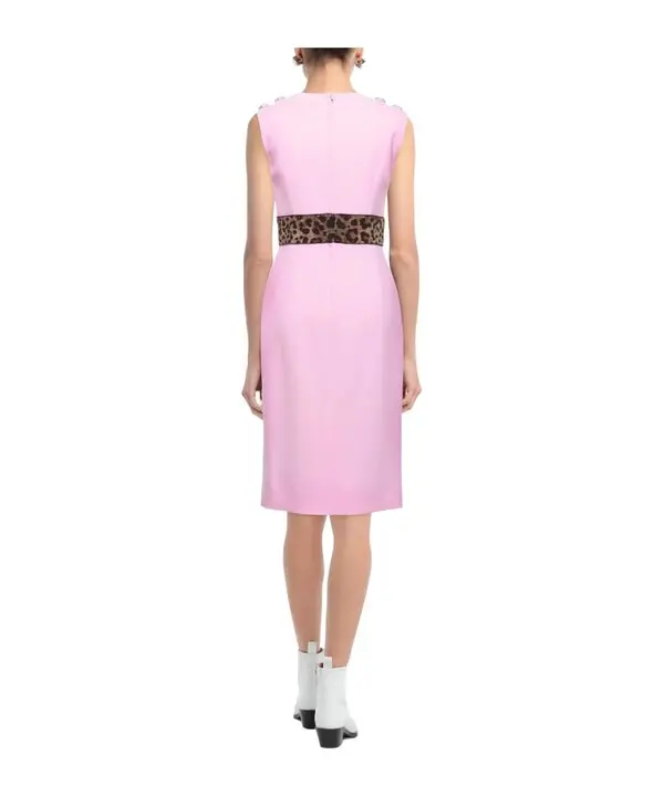 Dolce & Gabbana Leopard Print Midi Dress