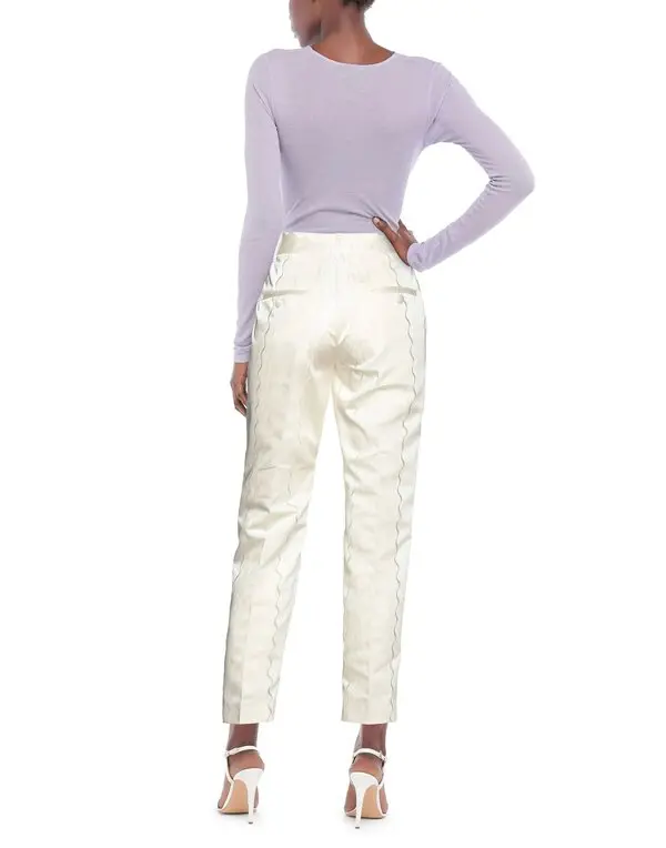 Dolce & Gabbana Minimalist Solid Color Satin Pants