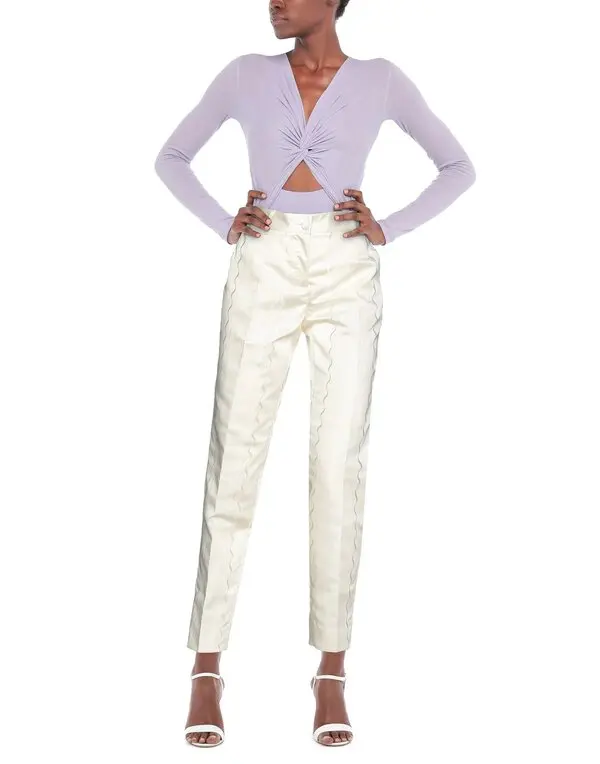 Dolce & Gabbana Minimalist Solid Color Satin Pants