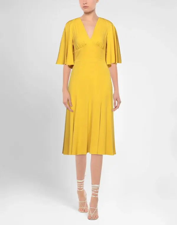 Dolce & Gabbana Crepe Flared Midi Dress
