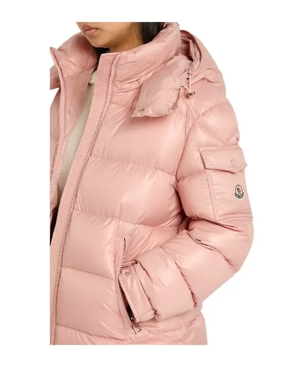 Moncler Padded Hooded Laqué Nylon Jacket