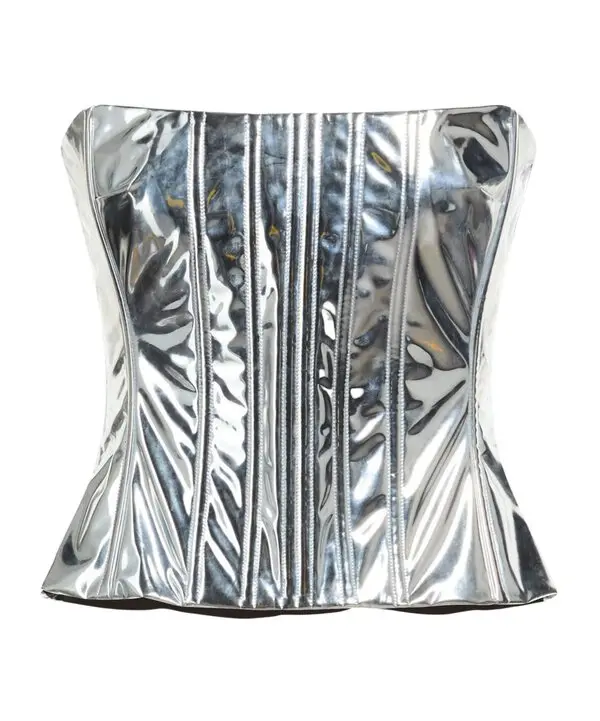 Dolce & Gabbana Metallic Strapless Corset