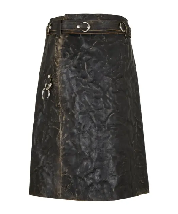 Prada Belted Midi Skirt