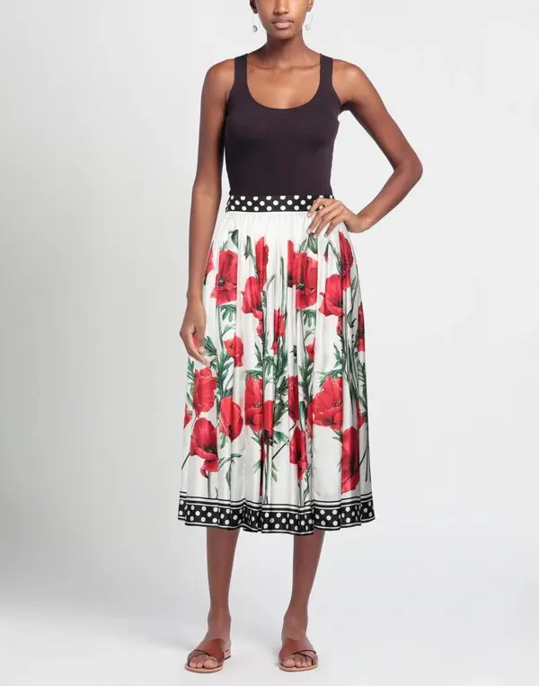 Dolce & Gabbana Printed Satin Dress