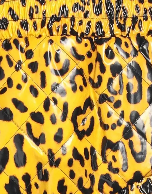 Dolce & Gabbana Leopard Print Quilted Shorts