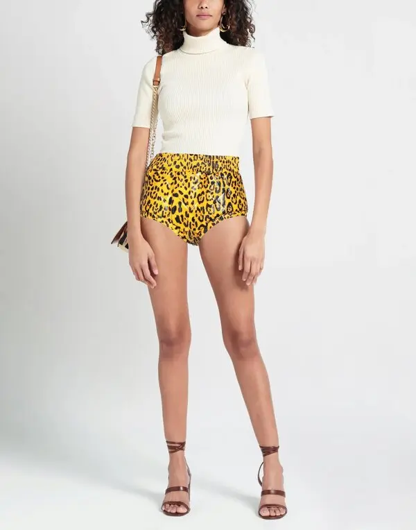 Dolce & Gabbana Leopard Print Quilted Shorts