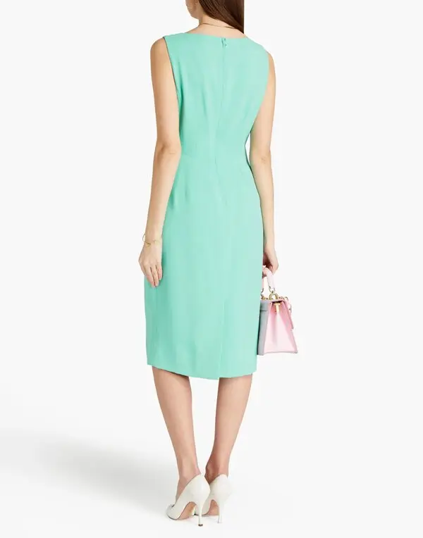 Dolce & Gabbana Sleeveless V-neck Midi Dress