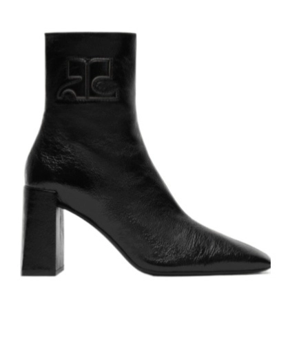 COURREGES Heritage Leather Ankle Boots