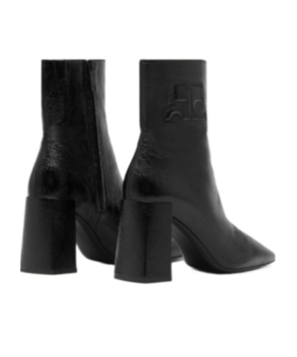 COURREGES Heritage Leather Ankle Boots