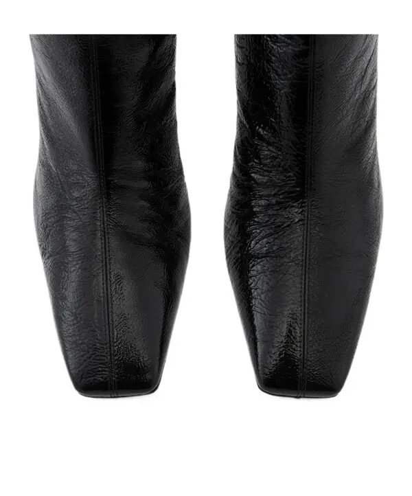 COURREGES Heritage Leather Ankle Boots