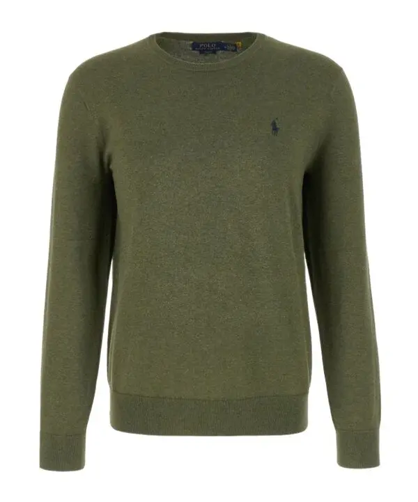 Polo Ralph Lauren Logo-embroidered Crewneck Sweater - Green