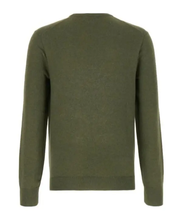 Polo Ralph Lauren Crewneck Sweater With Embroidered Logo - Green