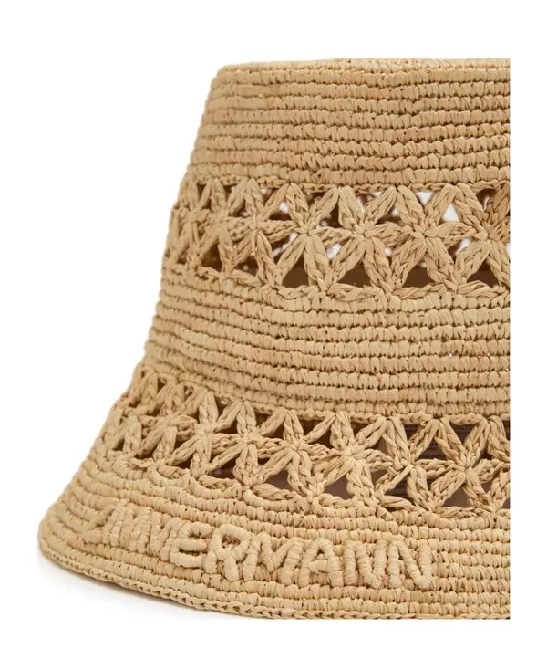 Zimmermann Raffia Bucket Hat