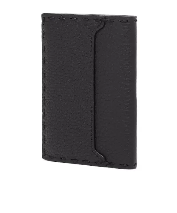 Fendi Logo Plaque Bifold Card Holder