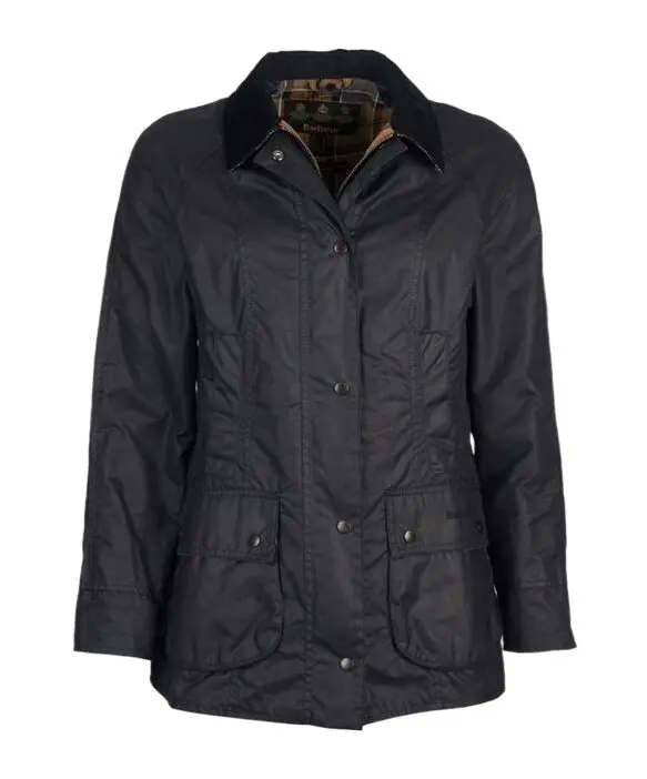 Barbour Beadnell Wax Jacket - Navy