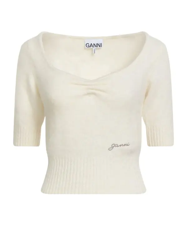 GANNI Crew Neck Sweater