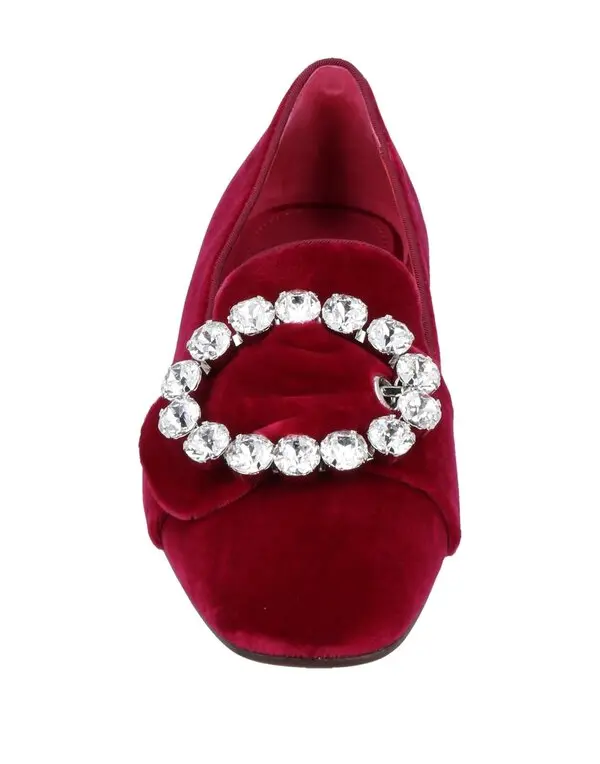 Dolce & Gabbana Embellished Velvet Loafers