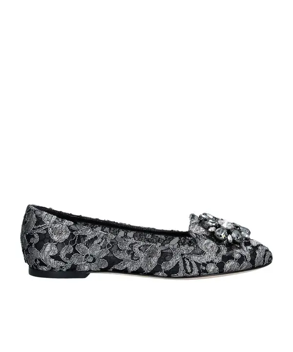 Dolce & Gabbana Round Toe Slippers