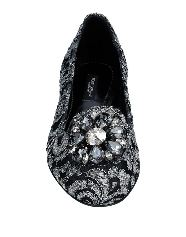 Dolce & Gabbana Round Toe Slippers