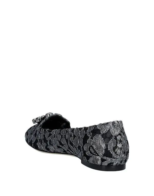 Dolce & Gabbana Round Toe Slippers
