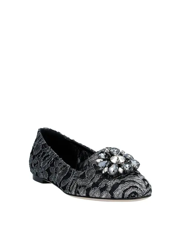Dolce & Gabbana Round Toe Slippers