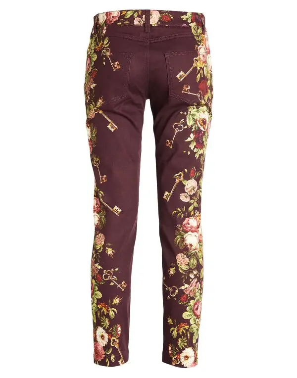 Dolce & Gabbana Floral Print Tapered Trousers