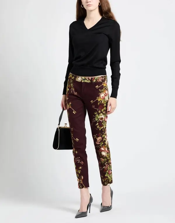 Dolce & Gabbana Floral Print Tapered Trousers