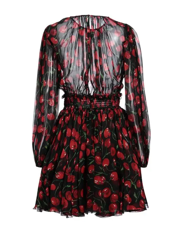 Dolce & Gabbana Colorful Chiffon Dress