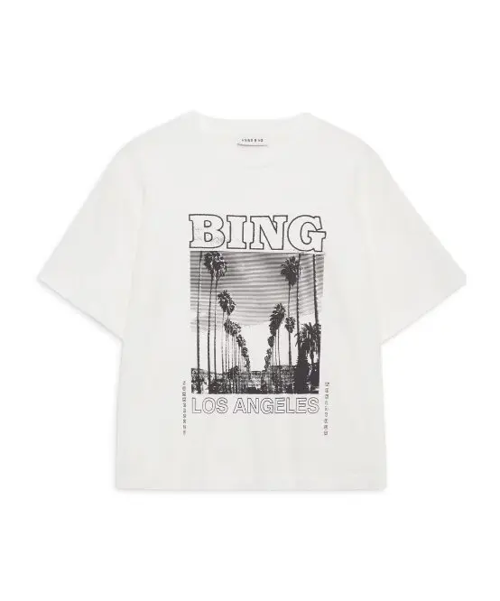 ANINE BING Short-sleeved Crew Neck T-shirt