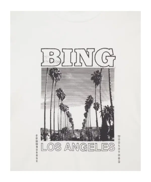 ANINE BING Short-sleeved Crew Neck T-shirt