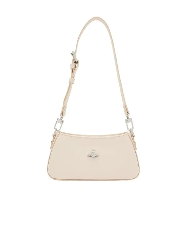 VIVIENNE WESTWOOD Casual Leather Shoulder Bag - Nude