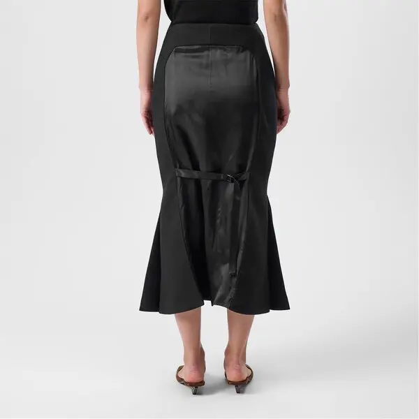 Prada Panelled Midi Skirt