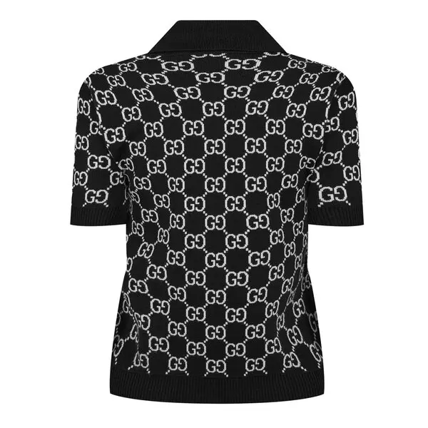 Gucci Gg Jacquard Reversible Polo Shirt