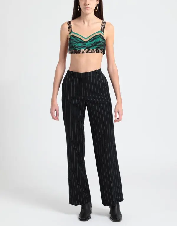 Dolce & Gabbana Jacquard Sweetheart Neckline Cropped Top