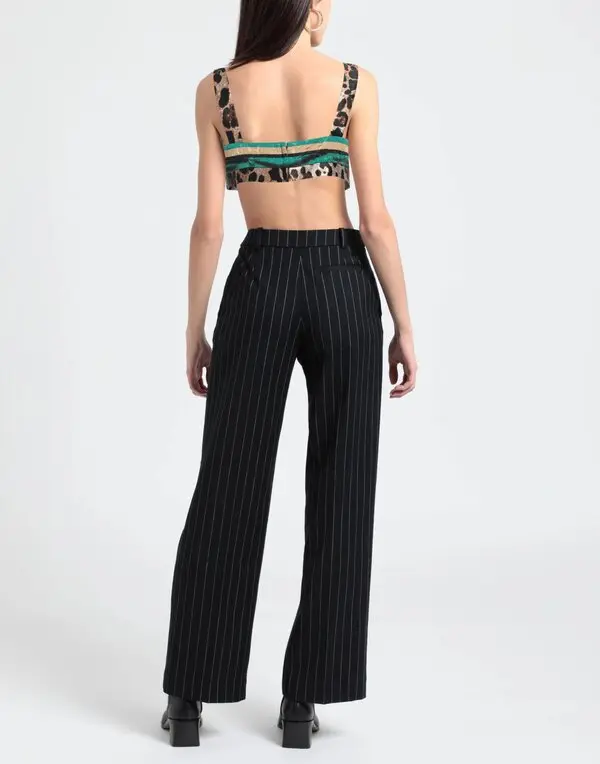 Dolce & Gabbana Jacquard Sweetheart Neckline Cropped Top