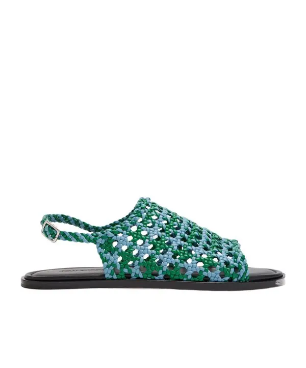 J.W.ANDERSON Net Woven Leather Sandals